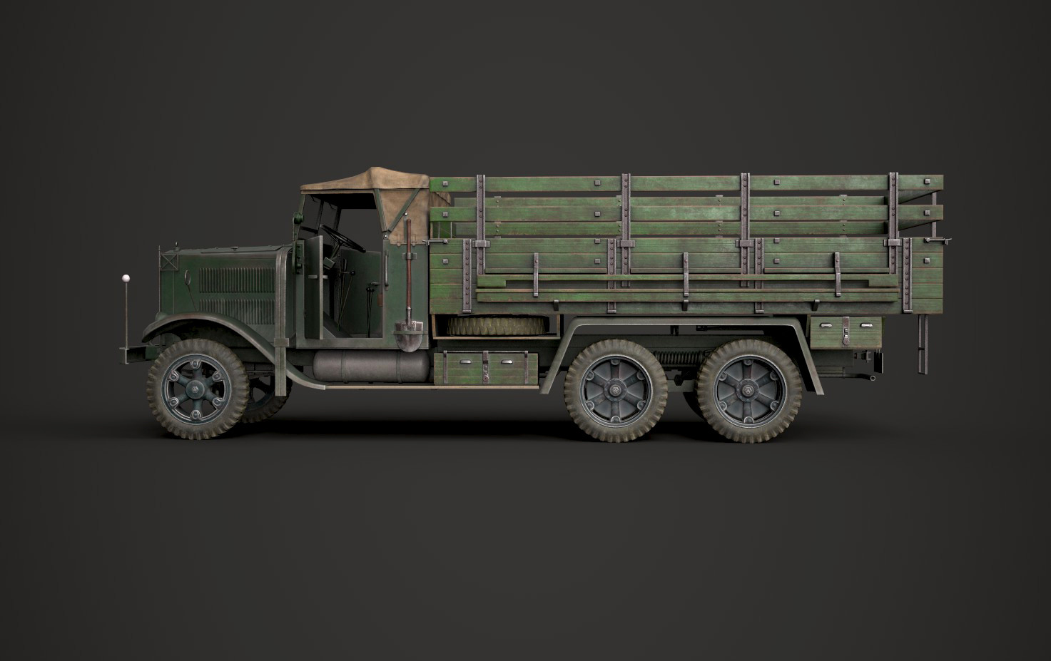 ArtStation - WW2 German Krupp L3H163 Truck | Resources