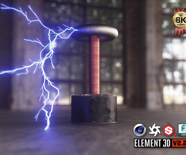 ArtStation - Tesla Coil 3D Model | Game Assets