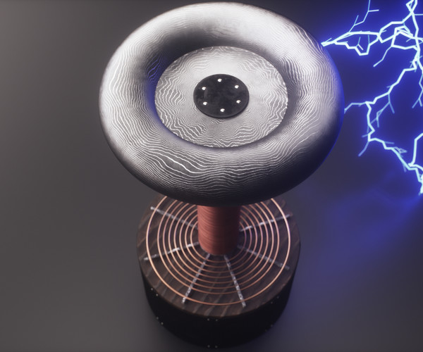 ArtStation - Tesla Coil 3D Model | Game Assets