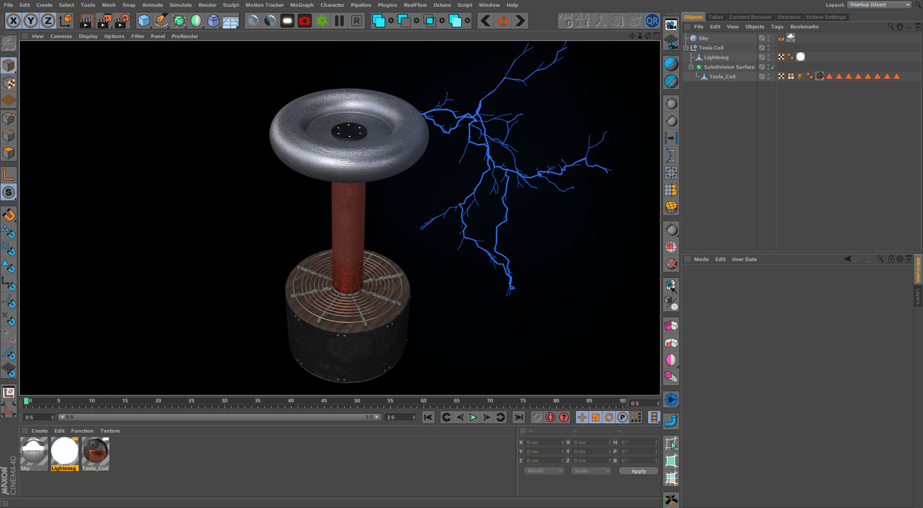 ArtStation - Tesla Coil 3D Model | Game Assets