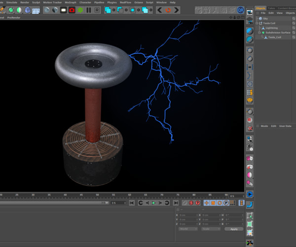 ArtStation - Tesla Coil 3D Model | Game Assets