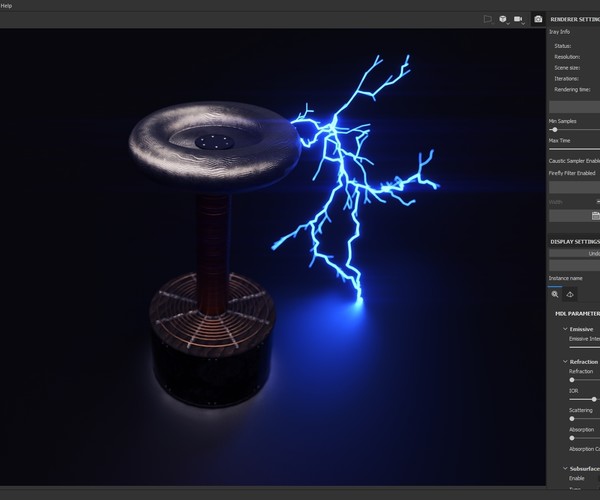 ArtStation - Tesla Coil 3D Model | Game Assets