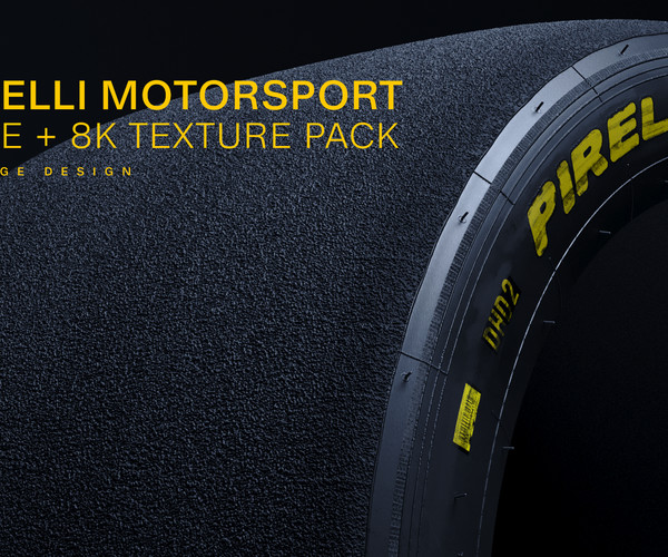 ArtStation - Pirelli Motorsport Slick Tires - Model and Texture Pack ...