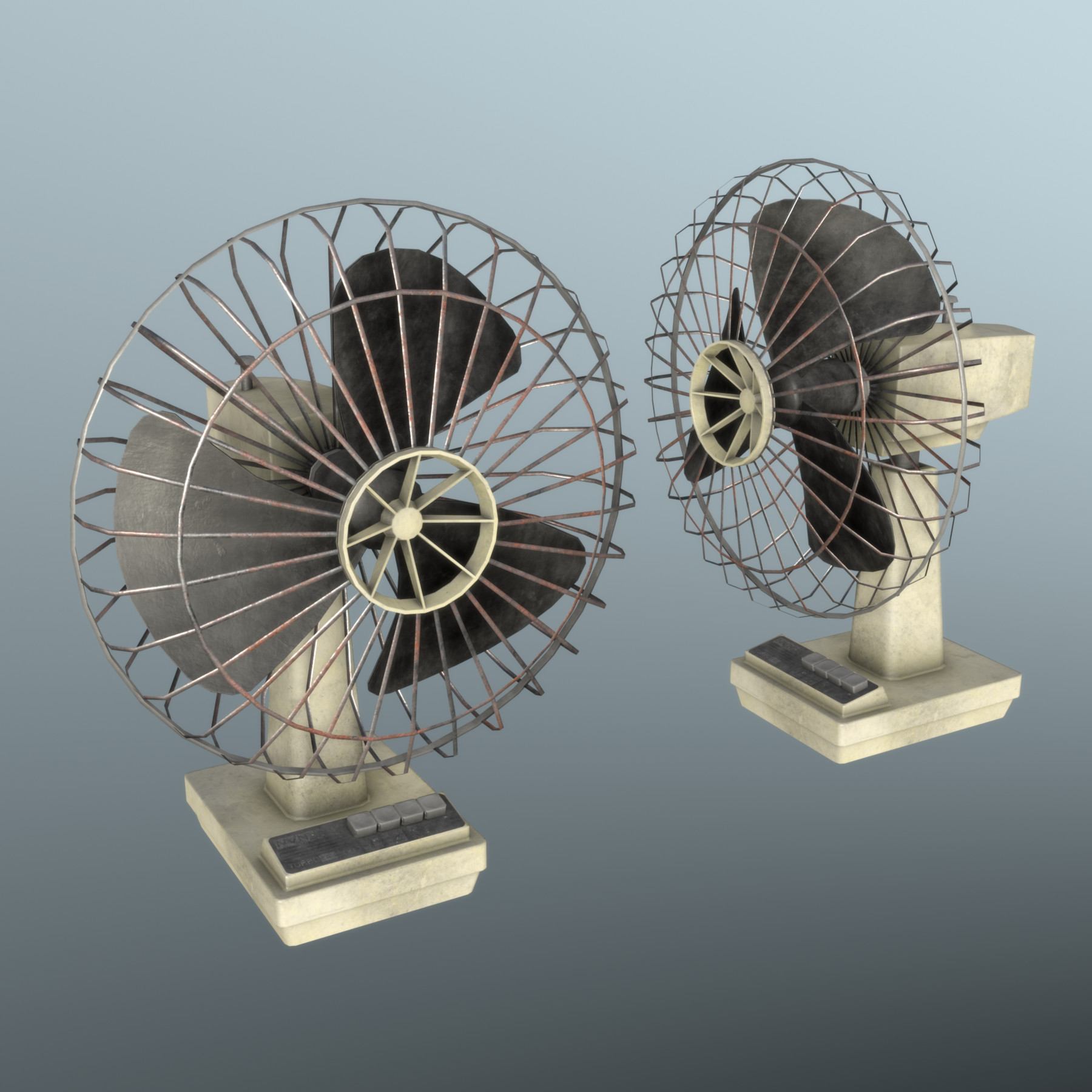 ArtStation - Retro Fan Old | Game Assets