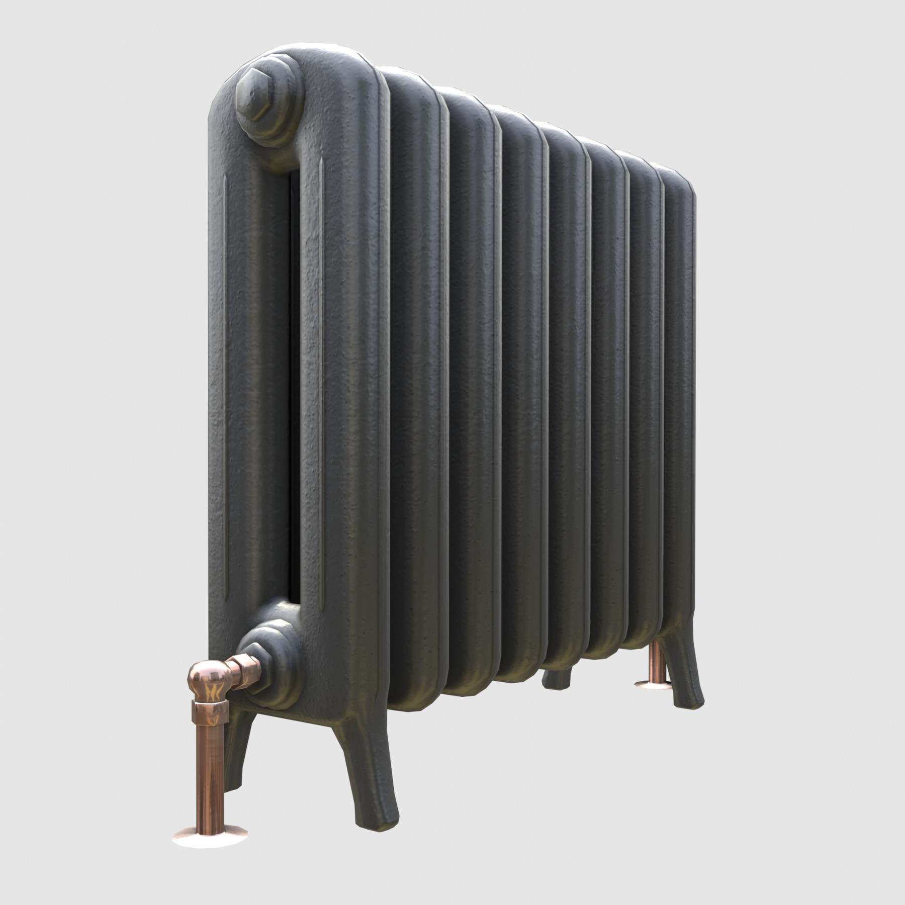 ArtStation - Vintage Cast Iron Radiator | Game Assets