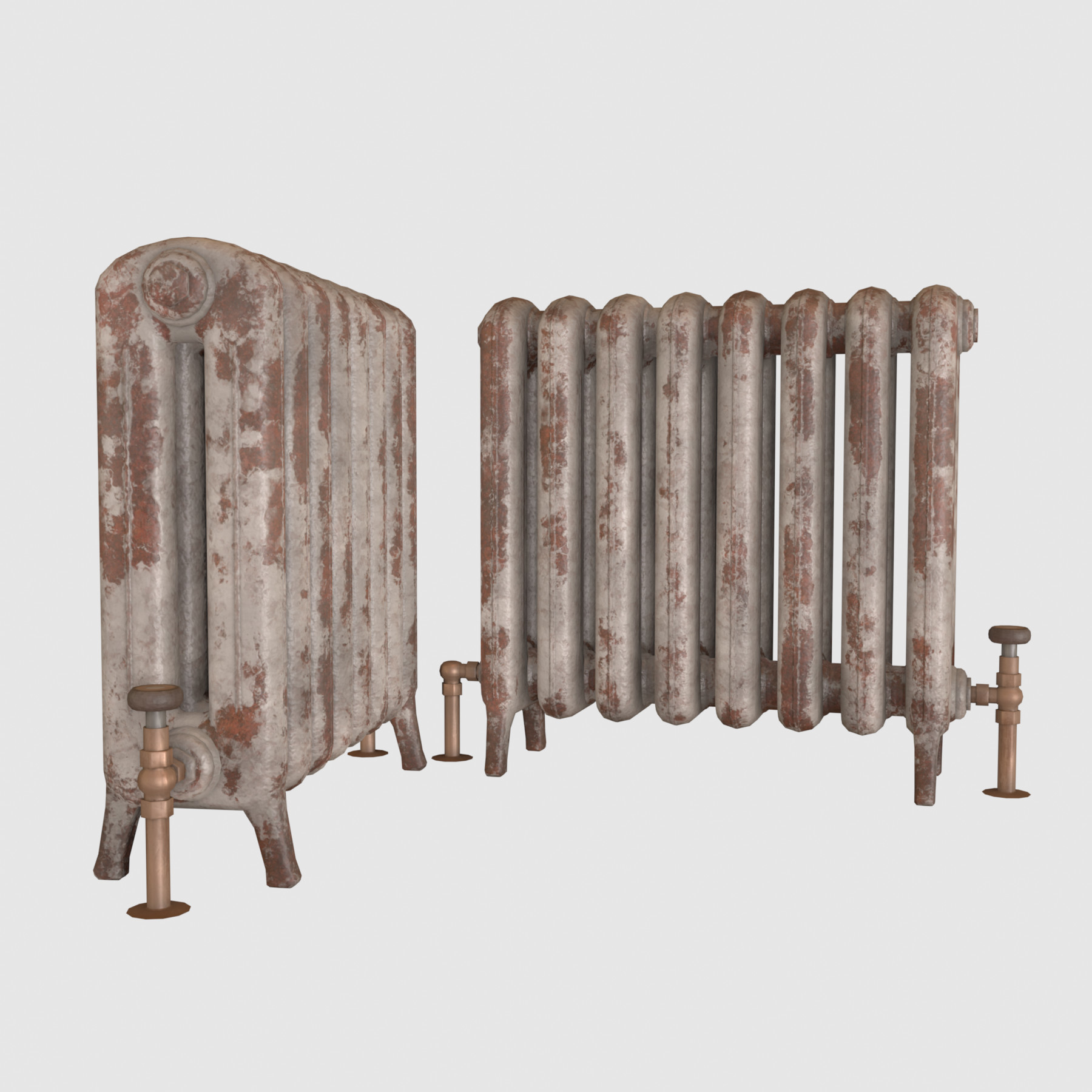 ArtStation - Vintage Rusty Radiator | Game Assets