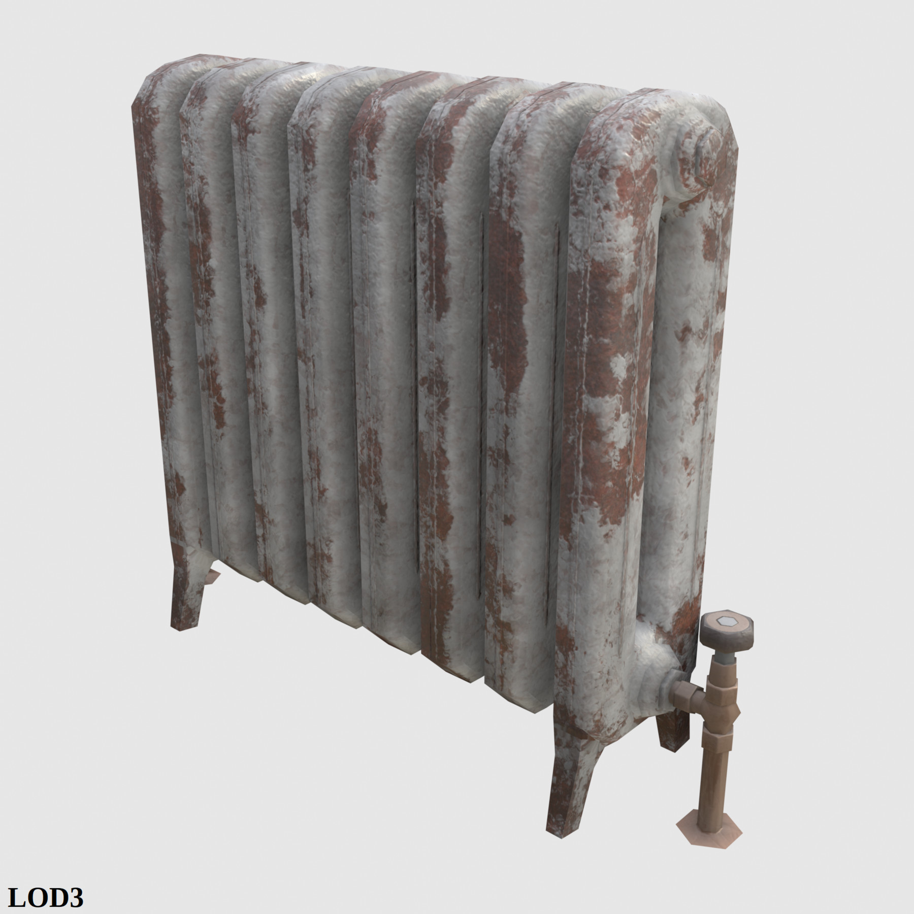 ArtStation - Vintage Rusty Radiator | Game Assets