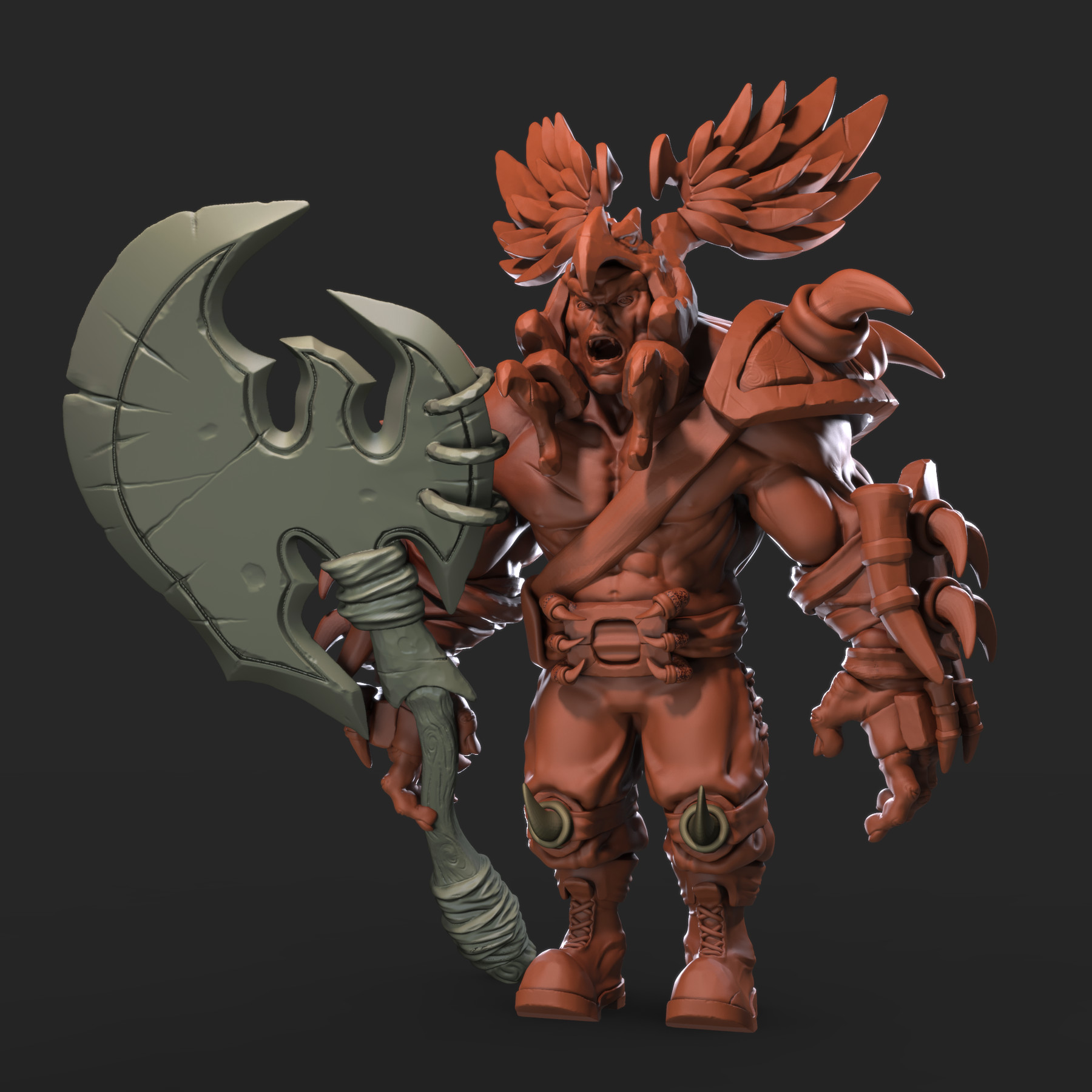 ArtStation - 🟢Big Guy High Poly 🟢 | Game Assets