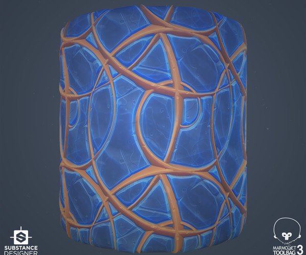 ArtStation - Substance Designer - Artstation Jam Material | Game Assets