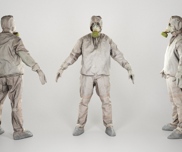 ArtStation - Soviet Liquidator of nuclear accident of Chernobyl in A ...