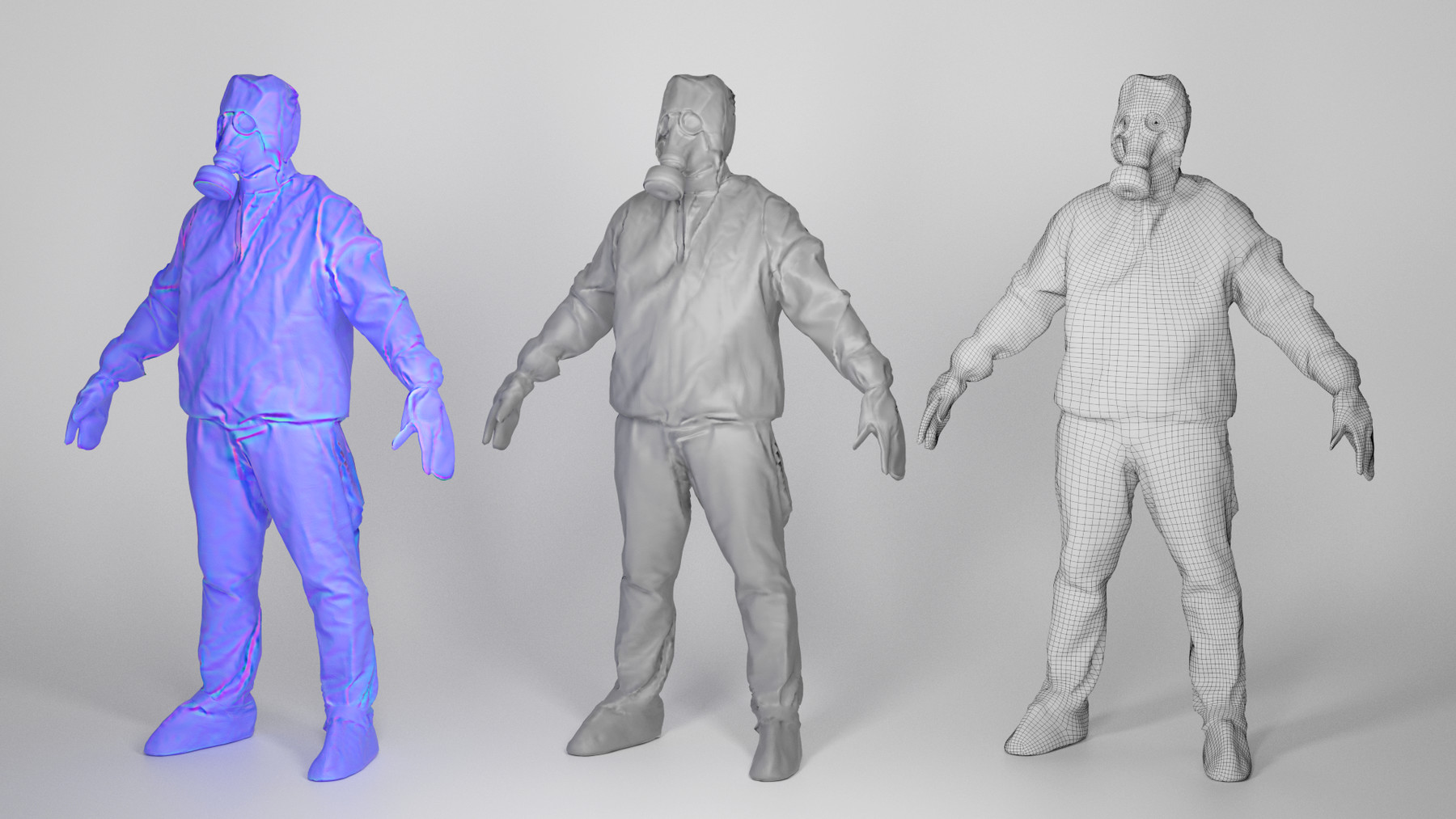 ArtStation - Soviet Liquidator of nuclear accident of Chernobyl in A ...