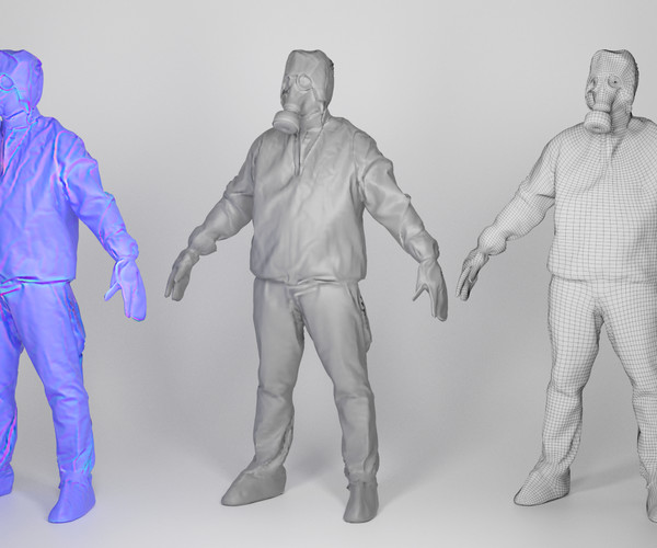 ArtStation - Soviet Liquidator of nuclear accident of Chernobyl in A ...