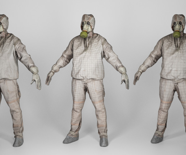 ArtStation - Soviet Liquidator of nuclear accident of Chernobyl in A ...