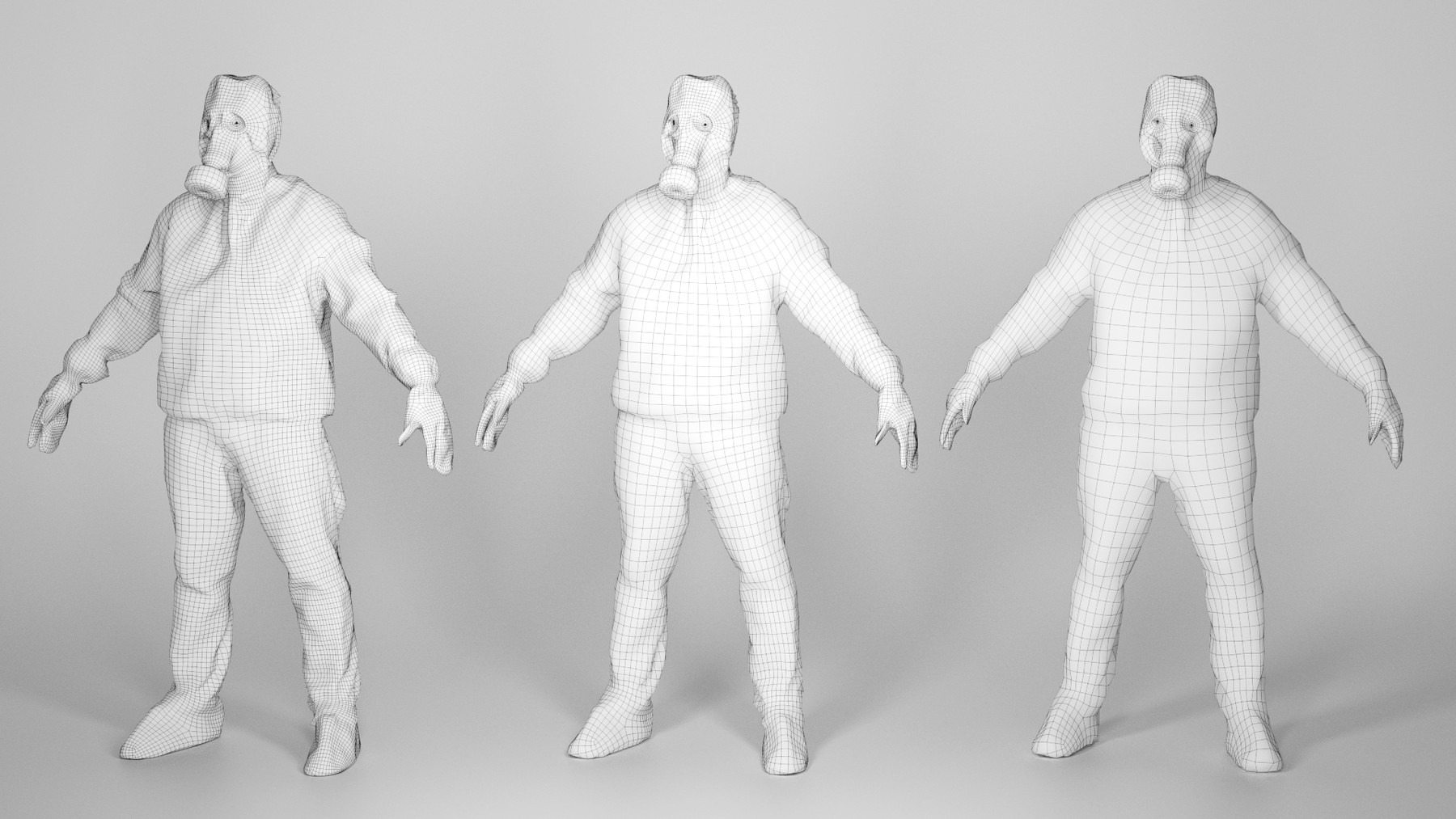 ArtStation - Soviet Liquidator of nuclear accident of Chernobyl in A ...