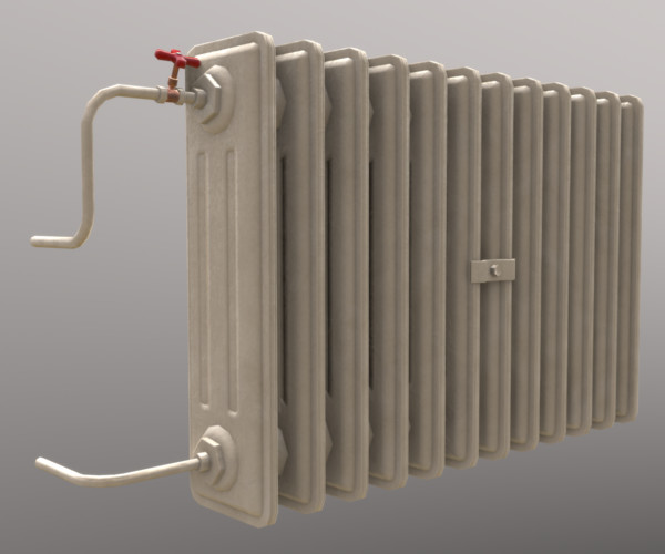 ArtStation - Old Radiator Cream | Game Assets