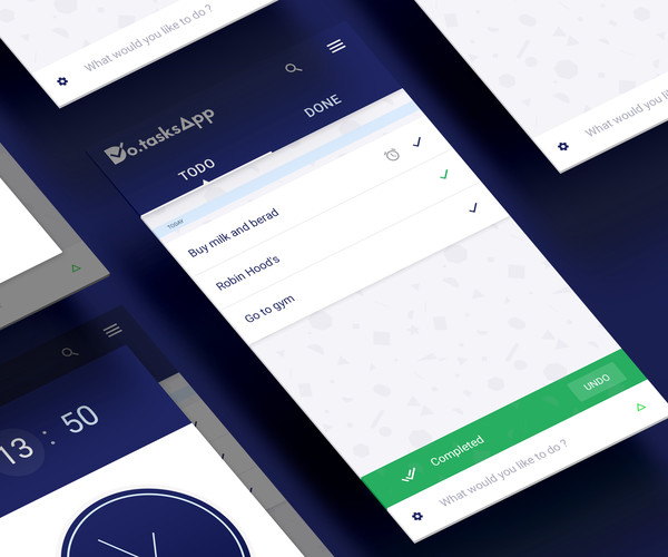 ArtStation - Do.taskApp Todo Application UI Template | Artworks