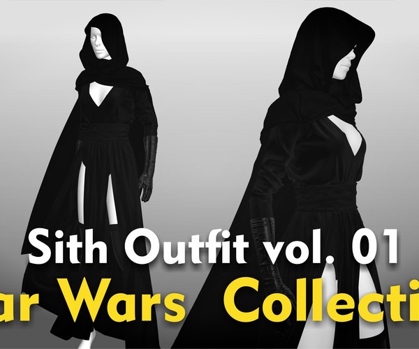 ArtStation - Sith Outfit vol.01 - Star Wars Collection | Resources