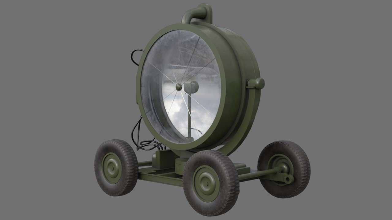 ArtStation - Searchlight 1A | Game Assets
