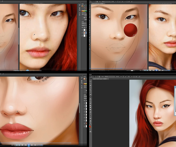 ArtStation - Portrait Painting in Photoshop Video Tutorial | Tutorials
