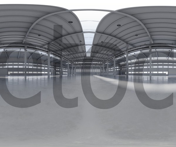 ArtStation - HDRI - Factory Hall Interior 5 | Resources