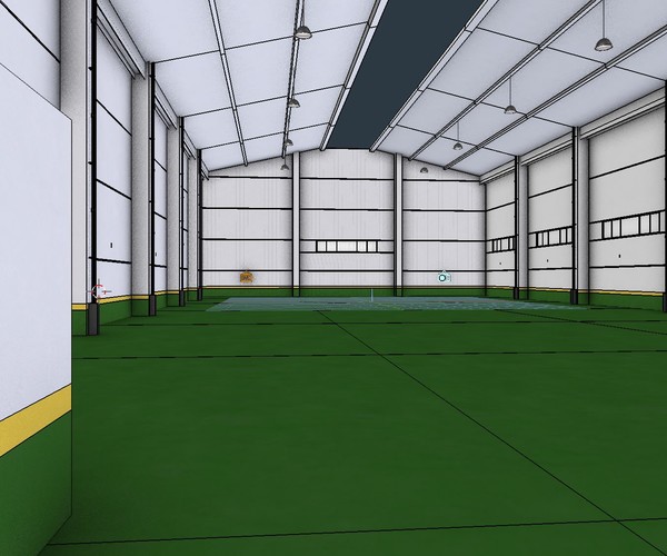 ArtStation - Factory Hall Interior 4 | Game Assets