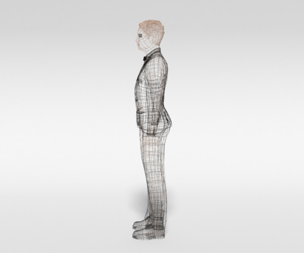 ArtStation - Low Poly Man in Suit | Resources