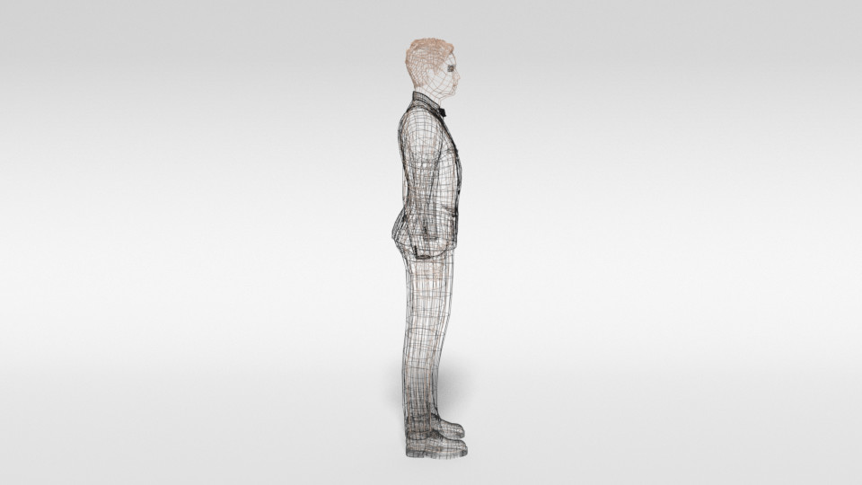 ArtStation - Low Poly Man in Suit | Resources