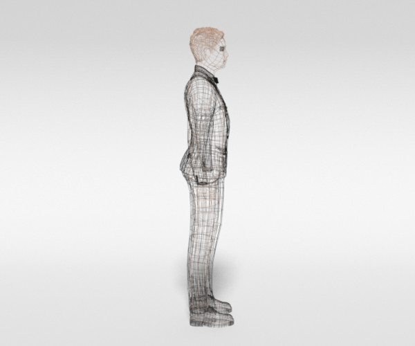 ArtStation - Low Poly Man in Suit | Resources