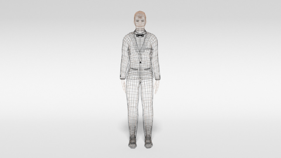 ArtStation - Low Poly Man in Suit | Resources