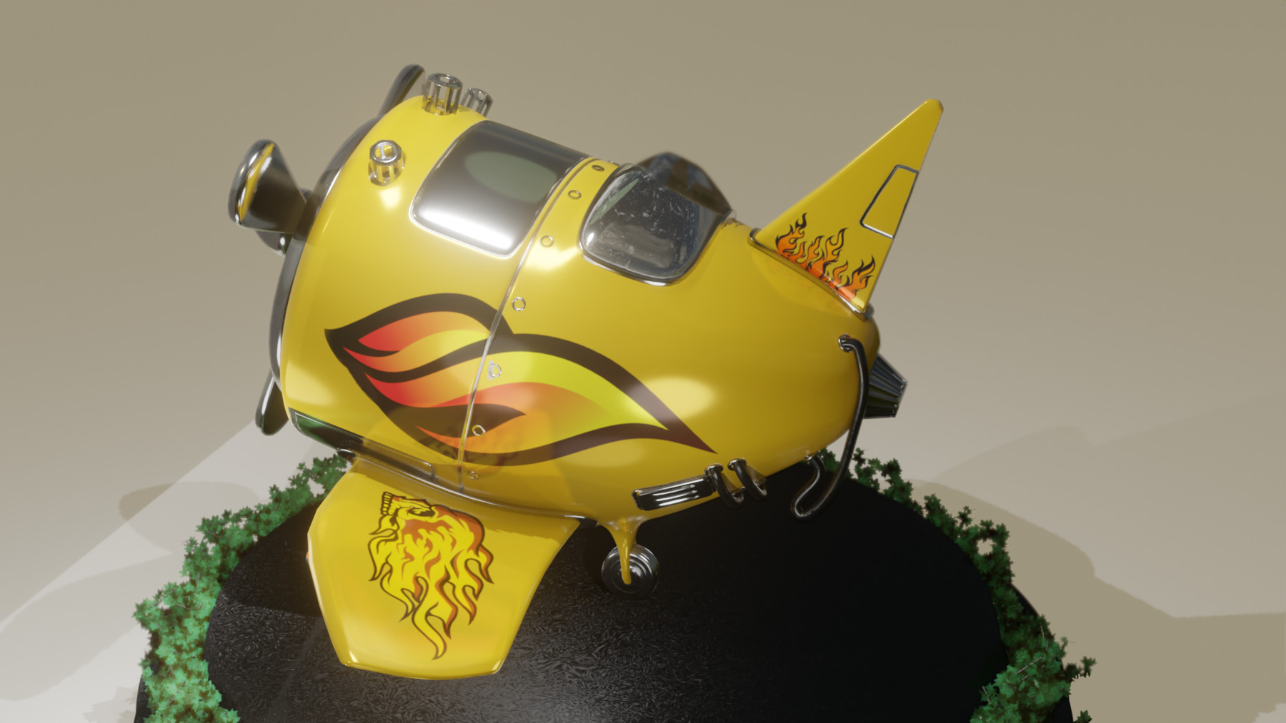 ArtStation - Stylized Airplane Game Asset | Game Assets