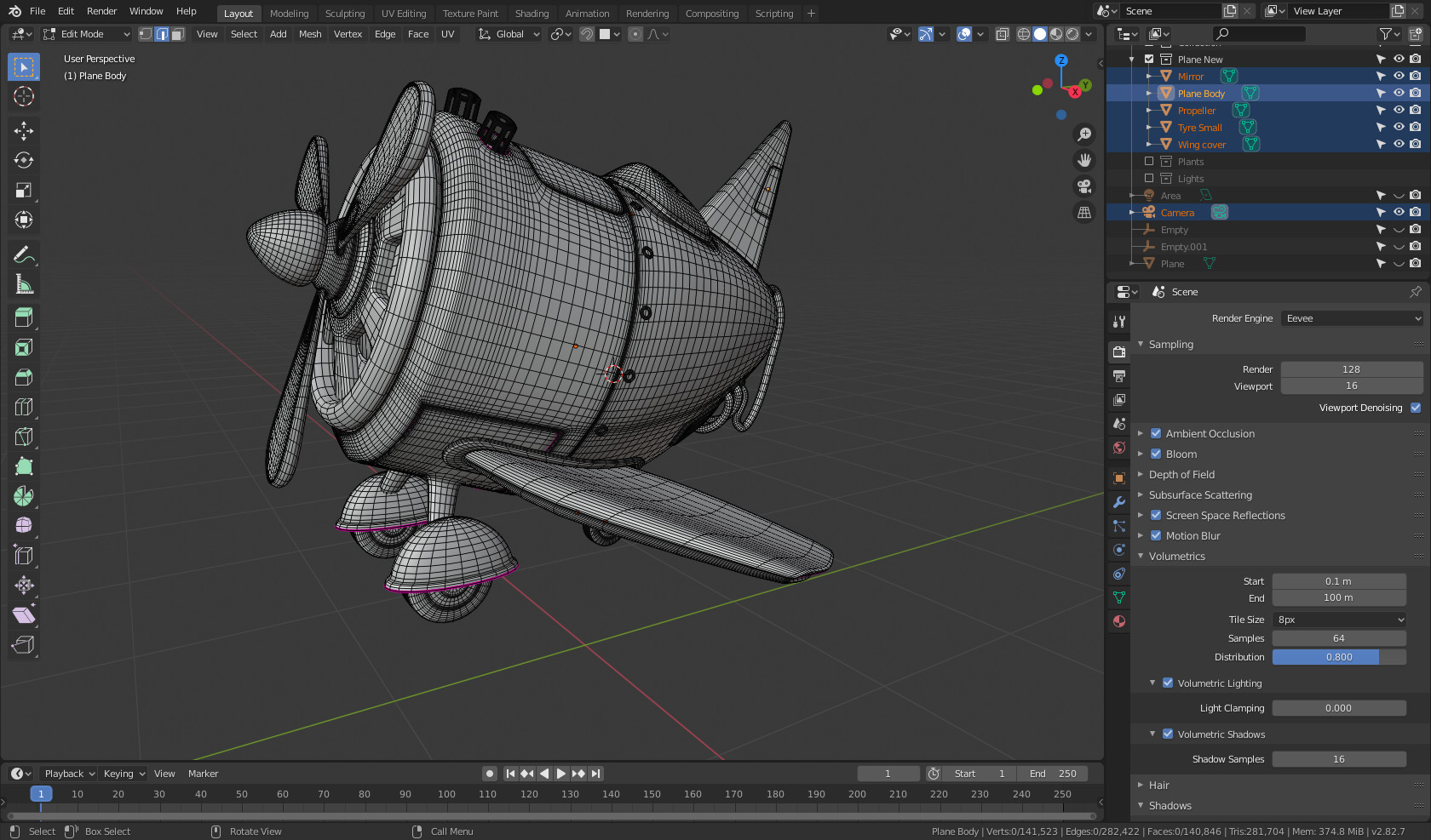 ArtStation - Stylized Airplane Game Asset | Game Assets