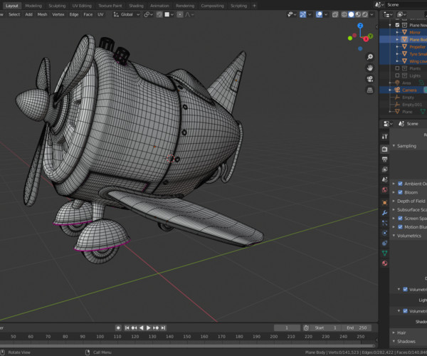 ArtStation - Stylized Airplane Game Asset | Game Assets