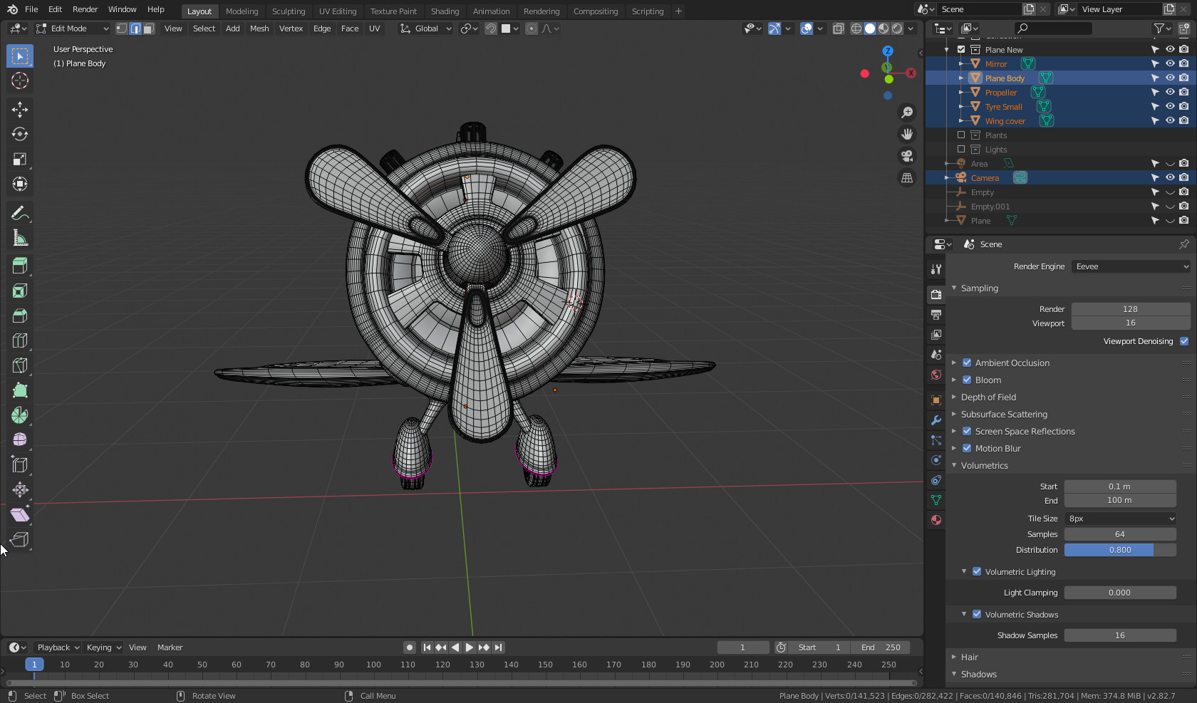 ArtStation - Stylized Airplane Game Asset | Game Assets