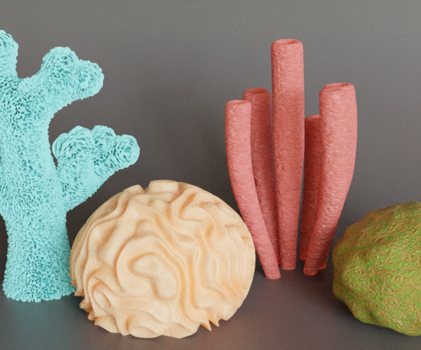 ArtStation - Coral Collection | Game Assets