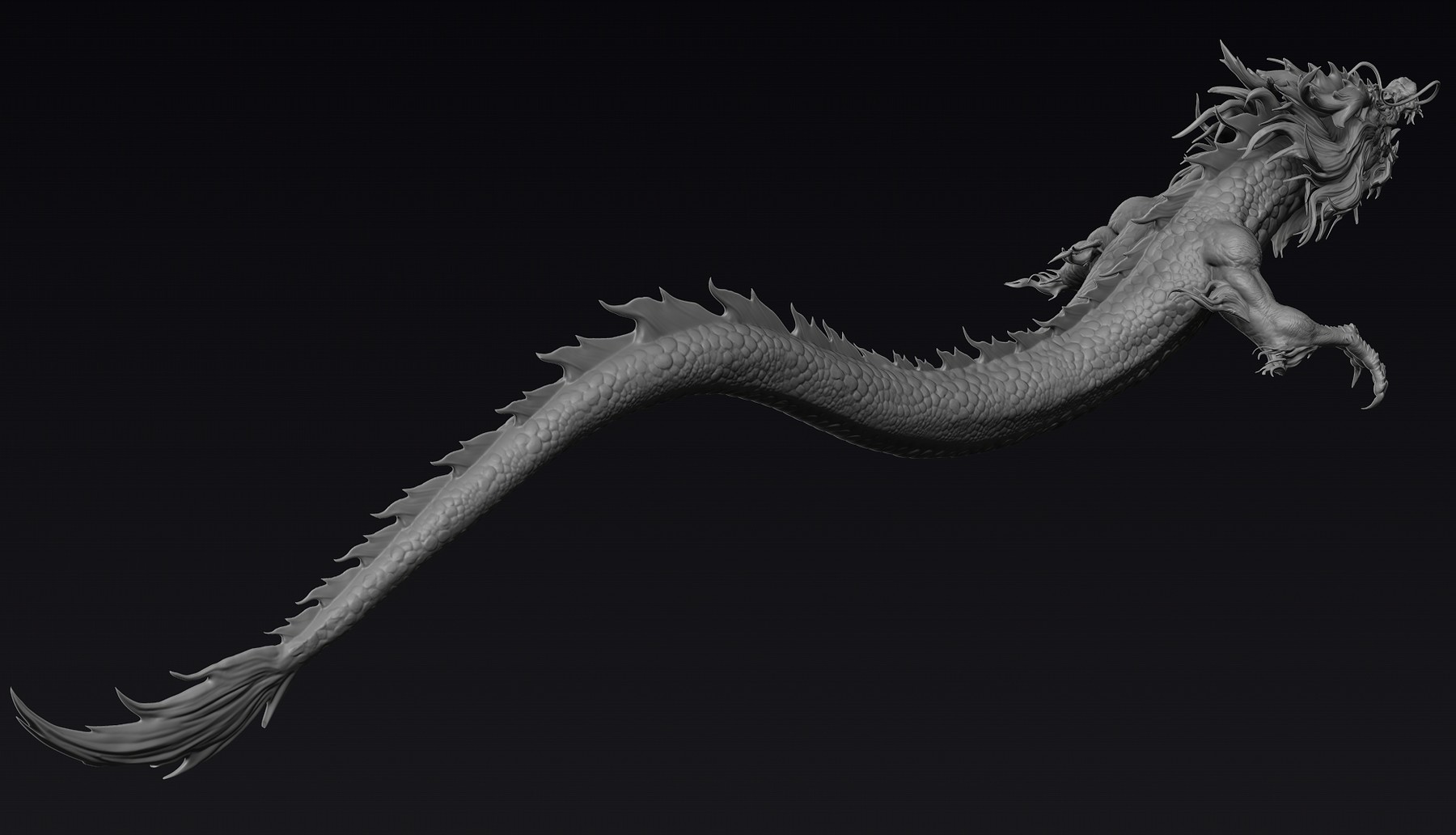 ArtStation - Chinese Dragon Zbrush Sculpt | Resources