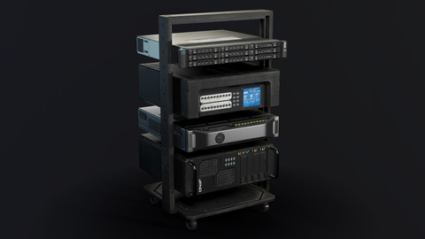 ArtStation - Open Rack Server | Game Assets