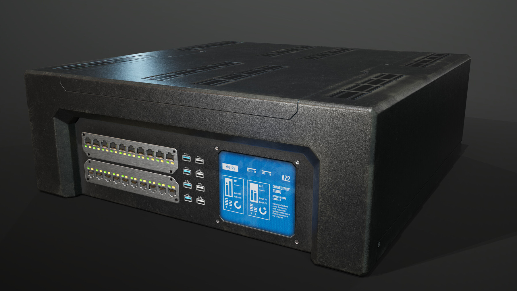 ArtStation - Open Rack Server | Game Assets