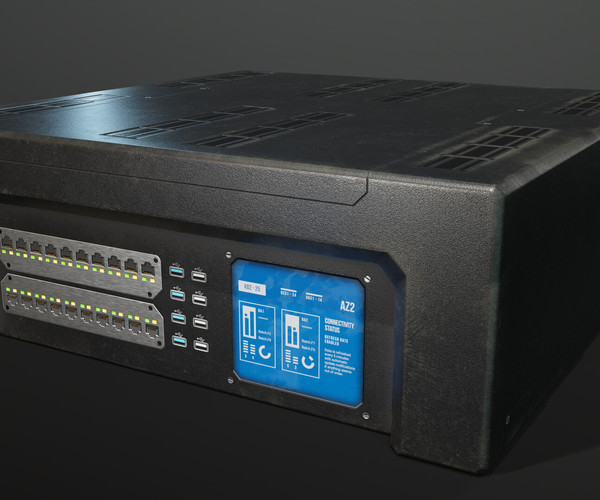 ArtStation - Open Rack Server | Game Assets