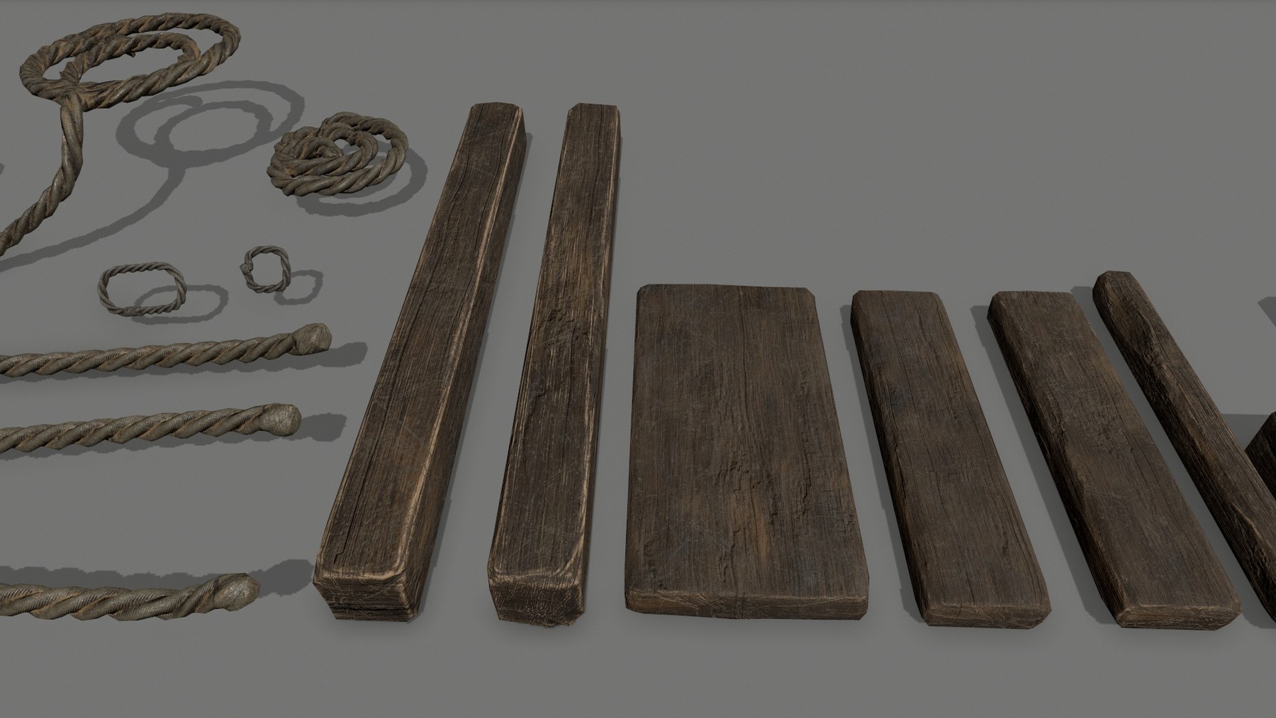 ArtStation - woods and ropes | Resources