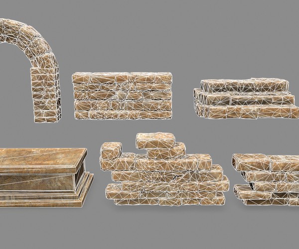 ArtStation - Stone Set | Resources