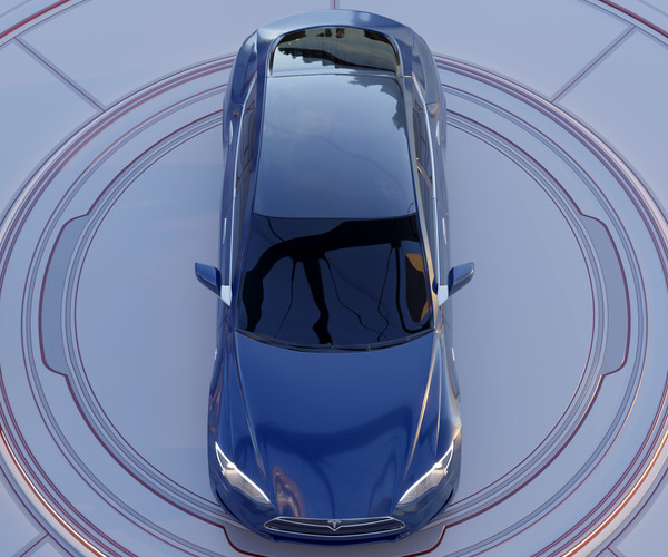 ArtStation - Tesla Model S (3D model) | Resources