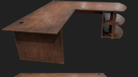 ArtStation - office desk | Game Assets