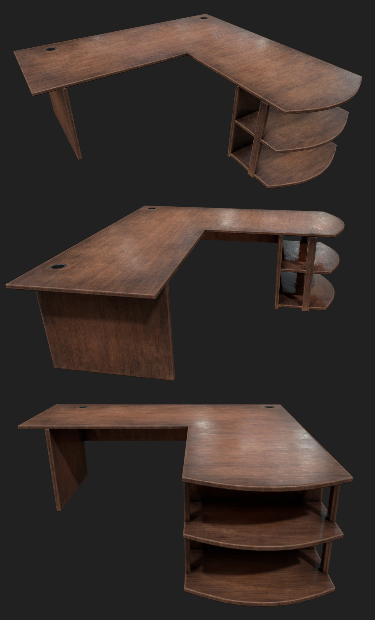 ArtStation - office desk | Game Assets
