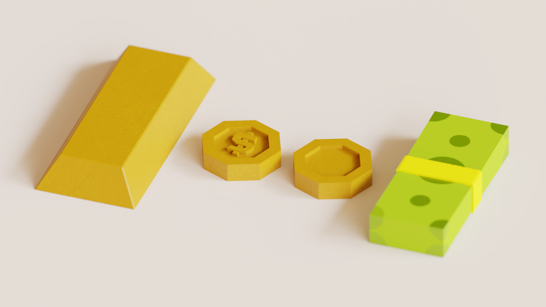 ArtStation - Money - Low Poly | Game Assets