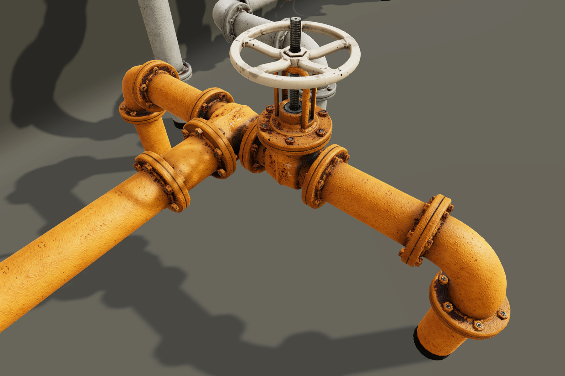 ArtStation - PBR Modular Pipes Set - Unity Project 2017+ | Resources