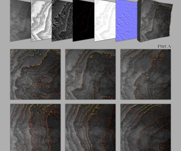 ArtStation - 24 Decorative Stone Tiles | Game Assets