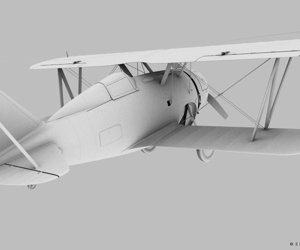 ArtStation - GRUMMAN F2F-1 | Game Assets