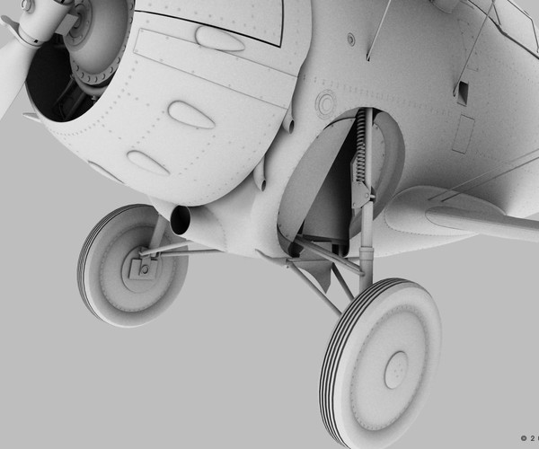 ArtStation - GRUMMAN F2F-1 | Game Assets