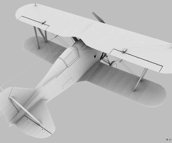 ArtStation - GRUMMAN F2F-1 | Game Assets