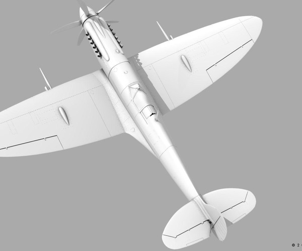 ArtStation - SUPERMARINE SPITFIRE MK XIV | Game Assets